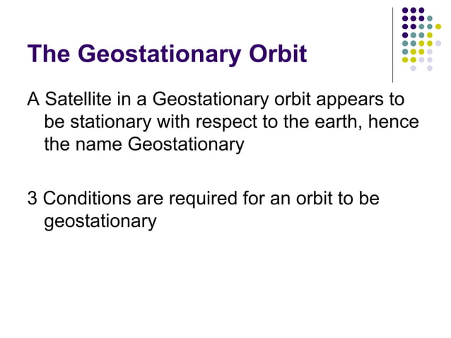 Satellite Communication Unit 1 ppt for ECE | PPT