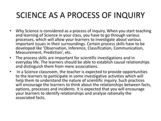Unit 1 science as enquiry | PPT
