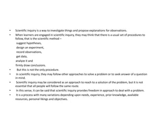 Unit 1 science as enquiry | PPT