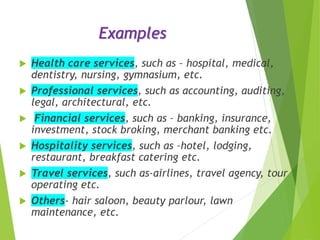 Services Marketing, Skill Based subject , Unit- 1 | PPTX