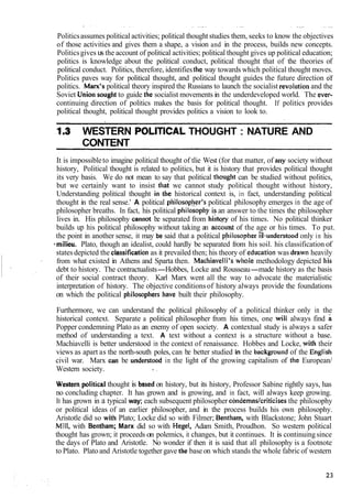 Unit 1 significance of western political thought | PDF
