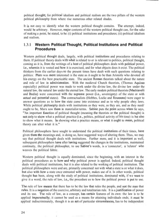 Unit 1 significance of western political thought | PDF