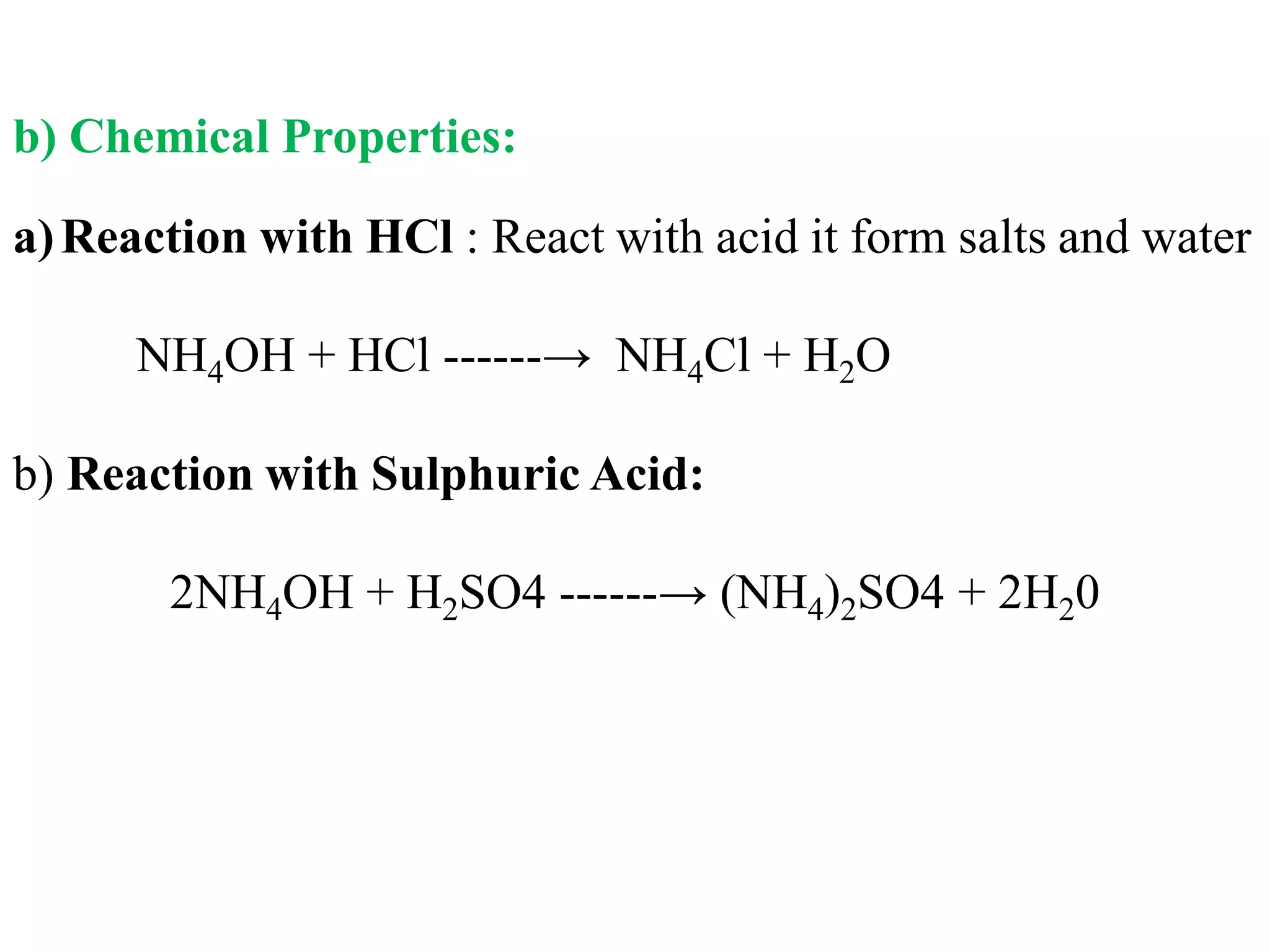 Unit 1 st amm hydroxide, sodium hydroxide | PDF