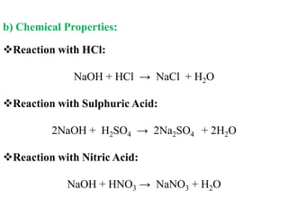 Unit 1 st amm hydroxide, sodium hydroxide | PDF