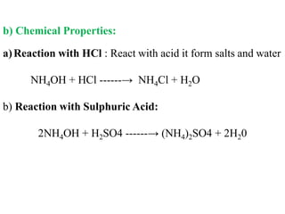 Unit 1 st amm hydroxide, sodium hydroxide | PDF