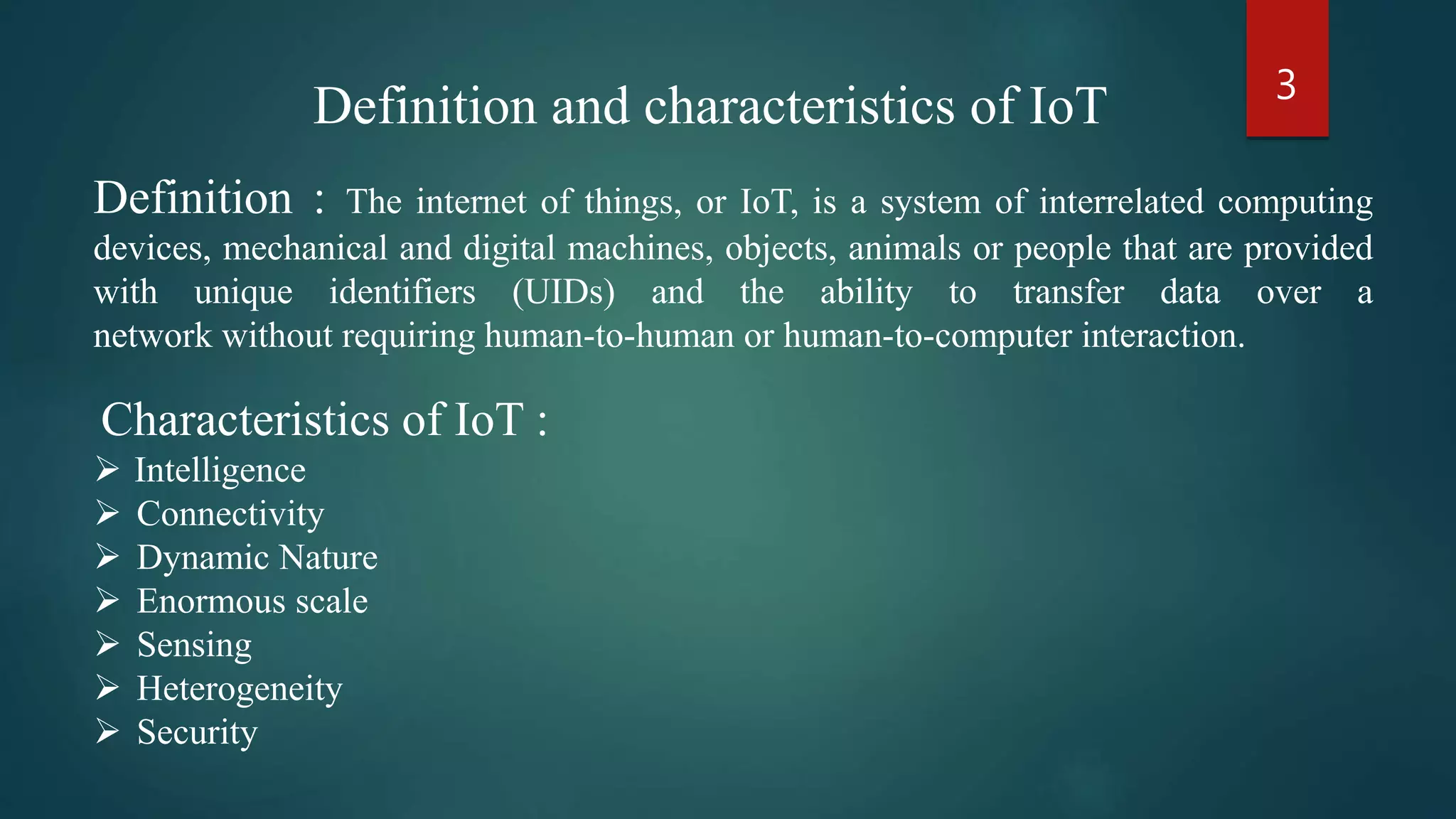 IoT [Internet of Things] | PPTX