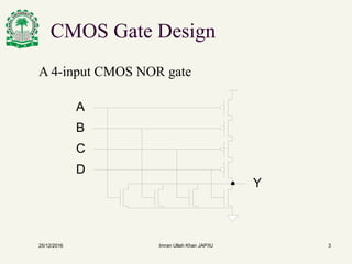 Unit 1 Traditional CMOS Design | PPT