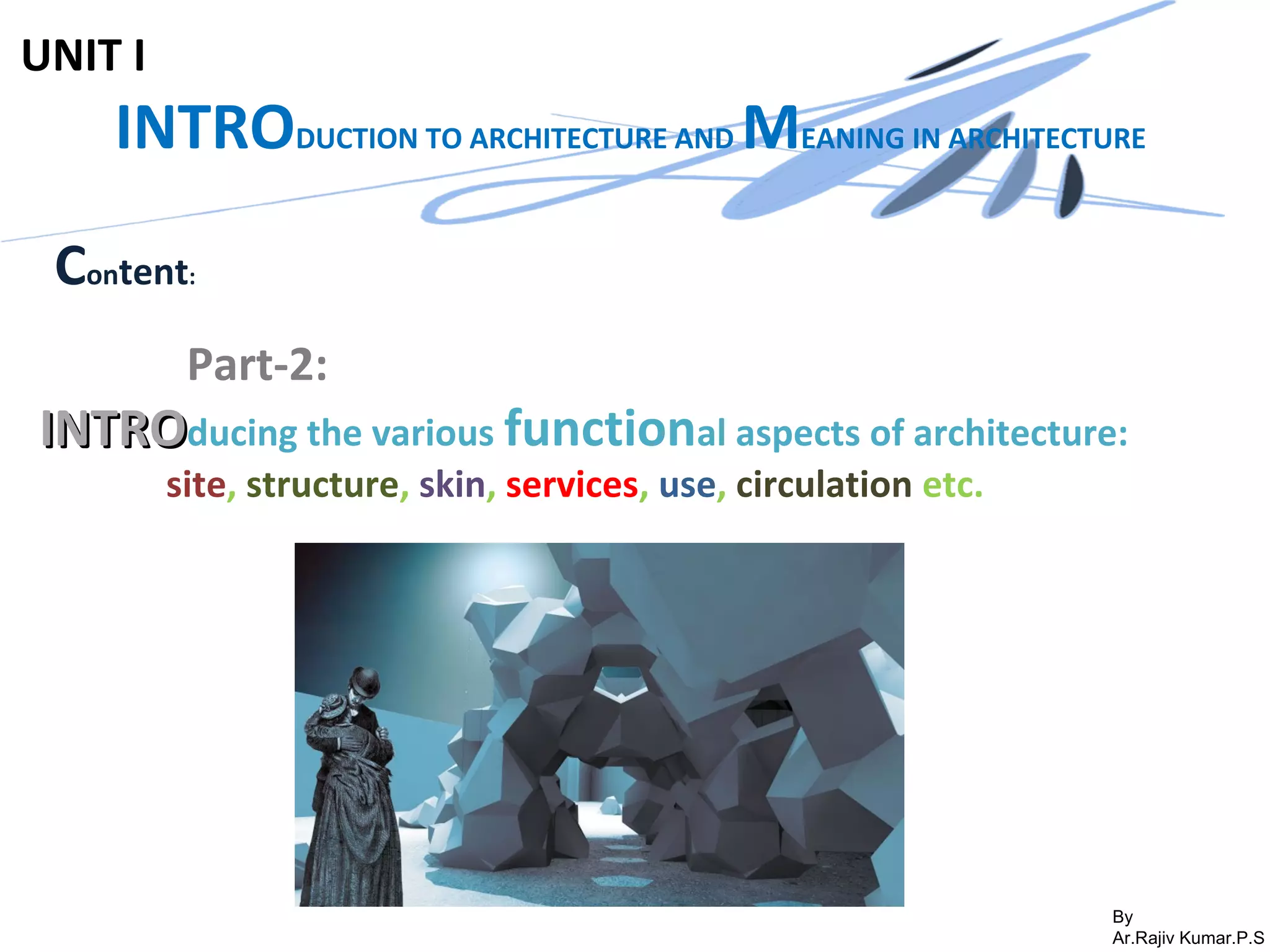 THEORY OF ARCHITECTURE | PPT