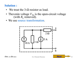 unit-1_Thevenin’s_Theorems.ppt | Free Download
