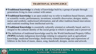 UNIT-1 TRADITIONAL KNOWLEDGE &TYPES.pptx