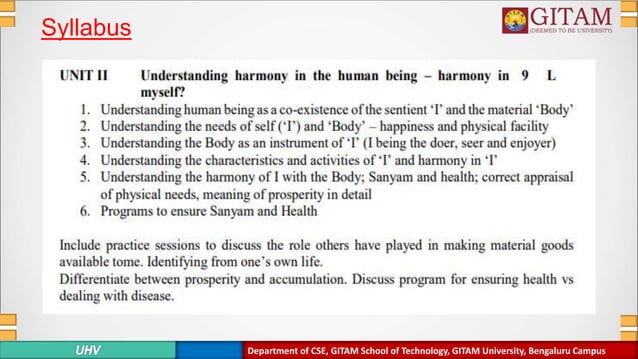 Unit-1 UHV .ppt | Educational Assessment | Education