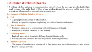 UNIT-1 Wireless communication networking | PPTX