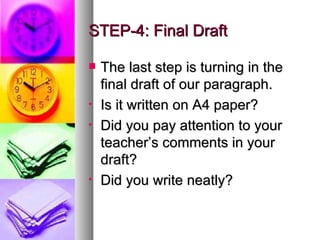 writing process | PPT