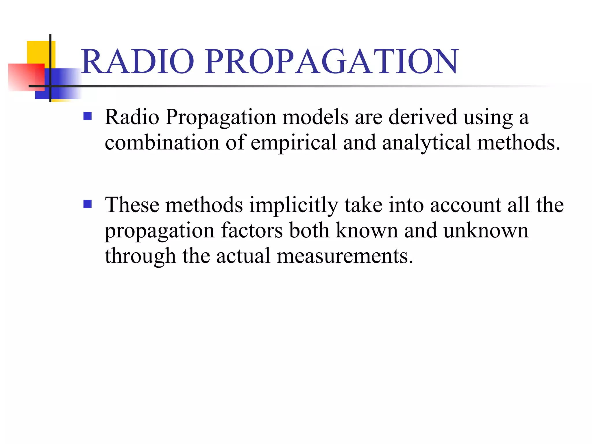 Mobile Radio Propagations | PPT