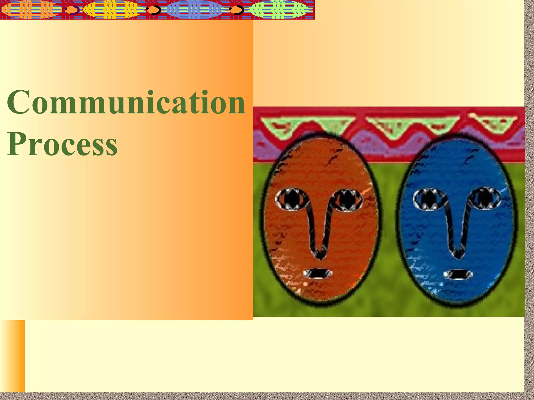 COMMUNICATION PROCESS | PPT