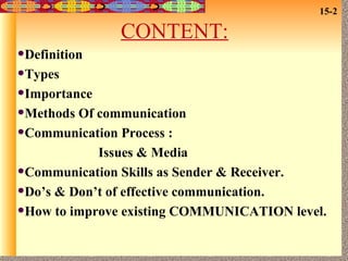COMMUNICATION PROCESS | PPT