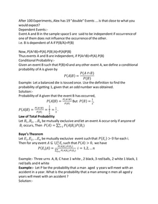 Unit 2 Probability | PDF
