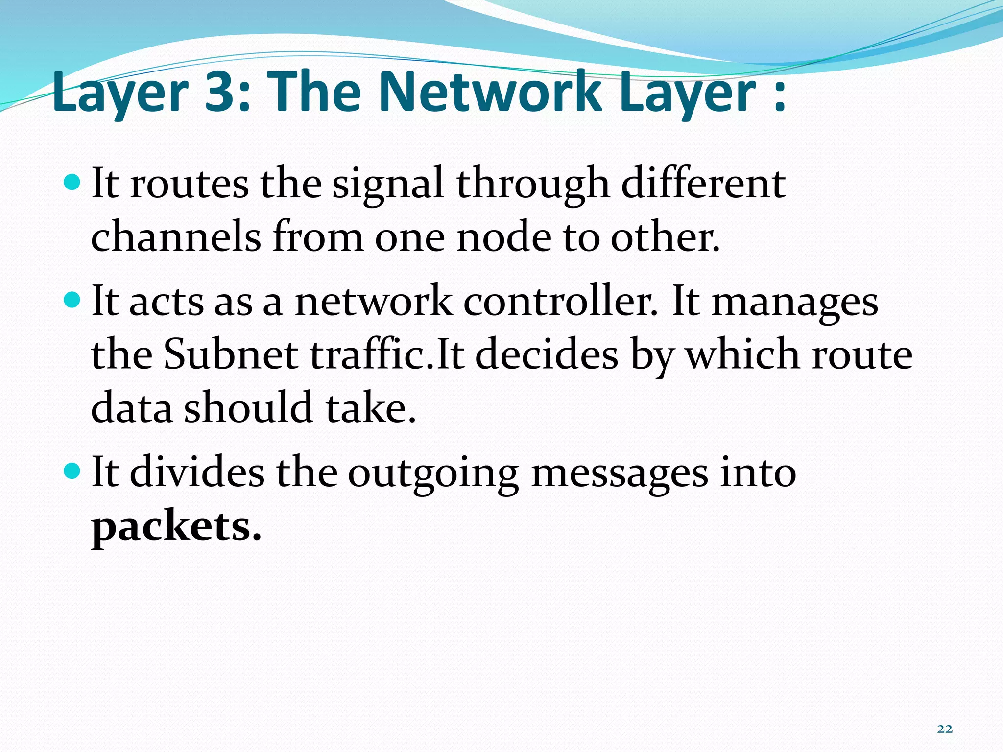computer network OSI layer | PPTX