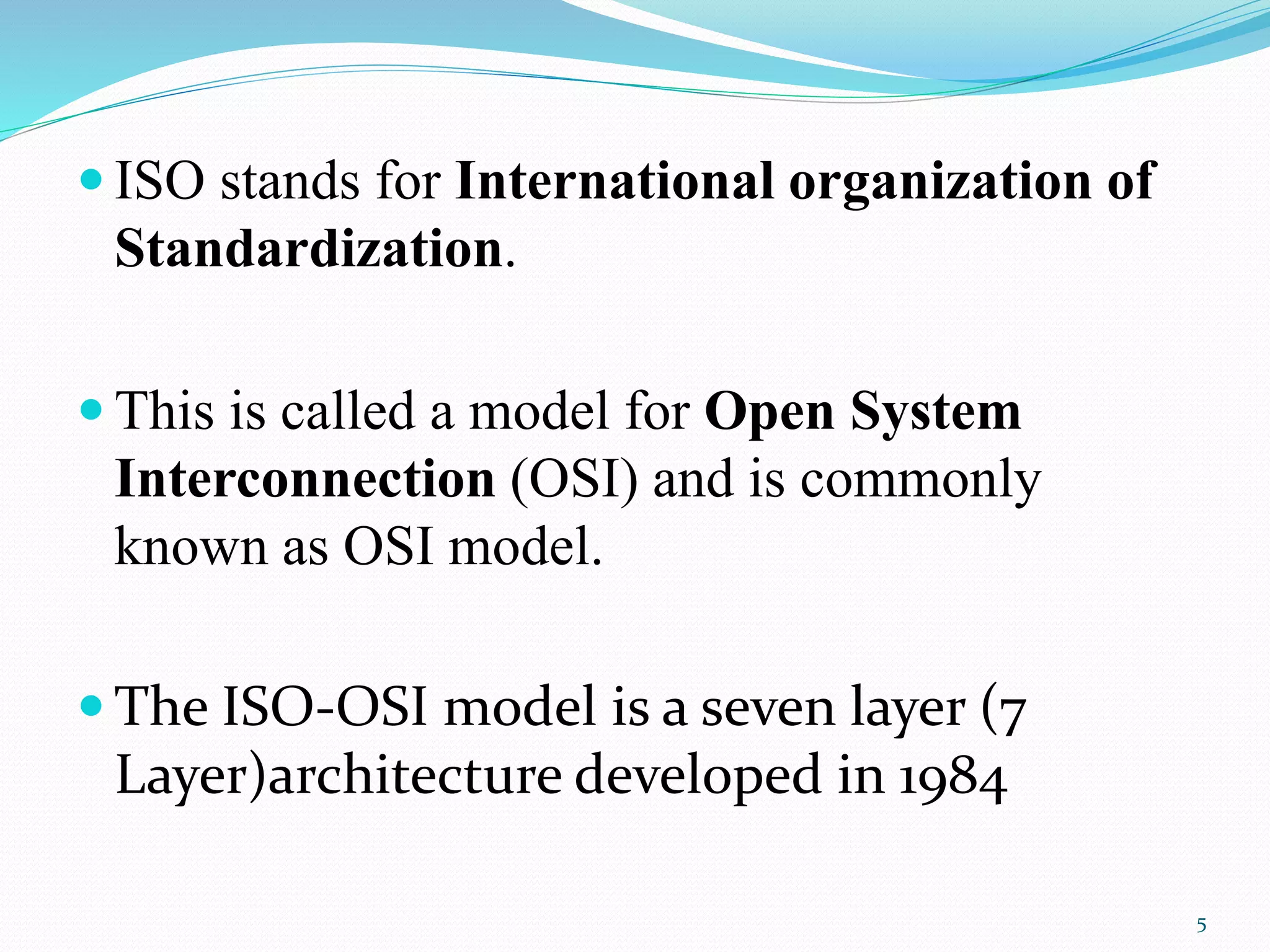 computer network OSI layer | PPTX