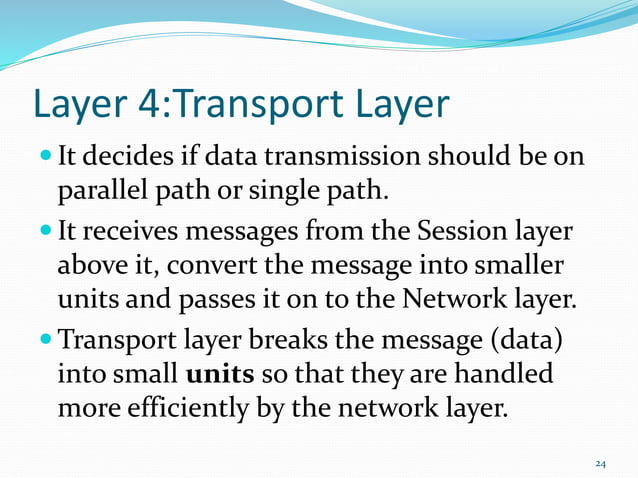 computer network OSI layer | PPTX