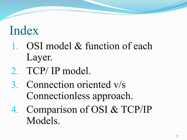 computer network OSI layer | PPTX