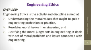 UNIT II ENGINEERING ETHICS | PPTX
