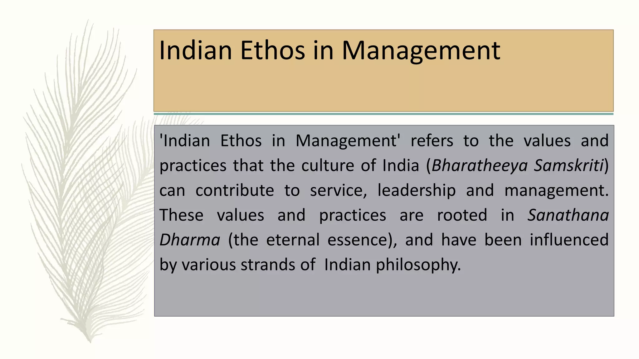 Indian Ethos | PPTX