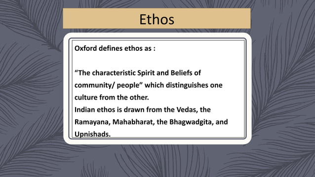 Indian Ethos | PPT