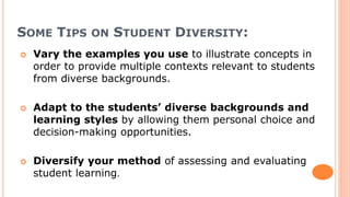 Unit 2.2- Student Diversity | PPTX