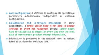wireless sensor network | PPTX