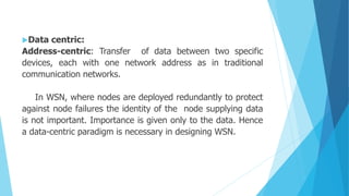 wireless sensor network | PPTX