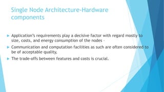 wireless sensor network | PPTX