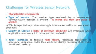 wireless sensor network | PPTX