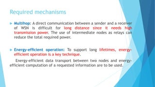 wireless sensor network | PPTX