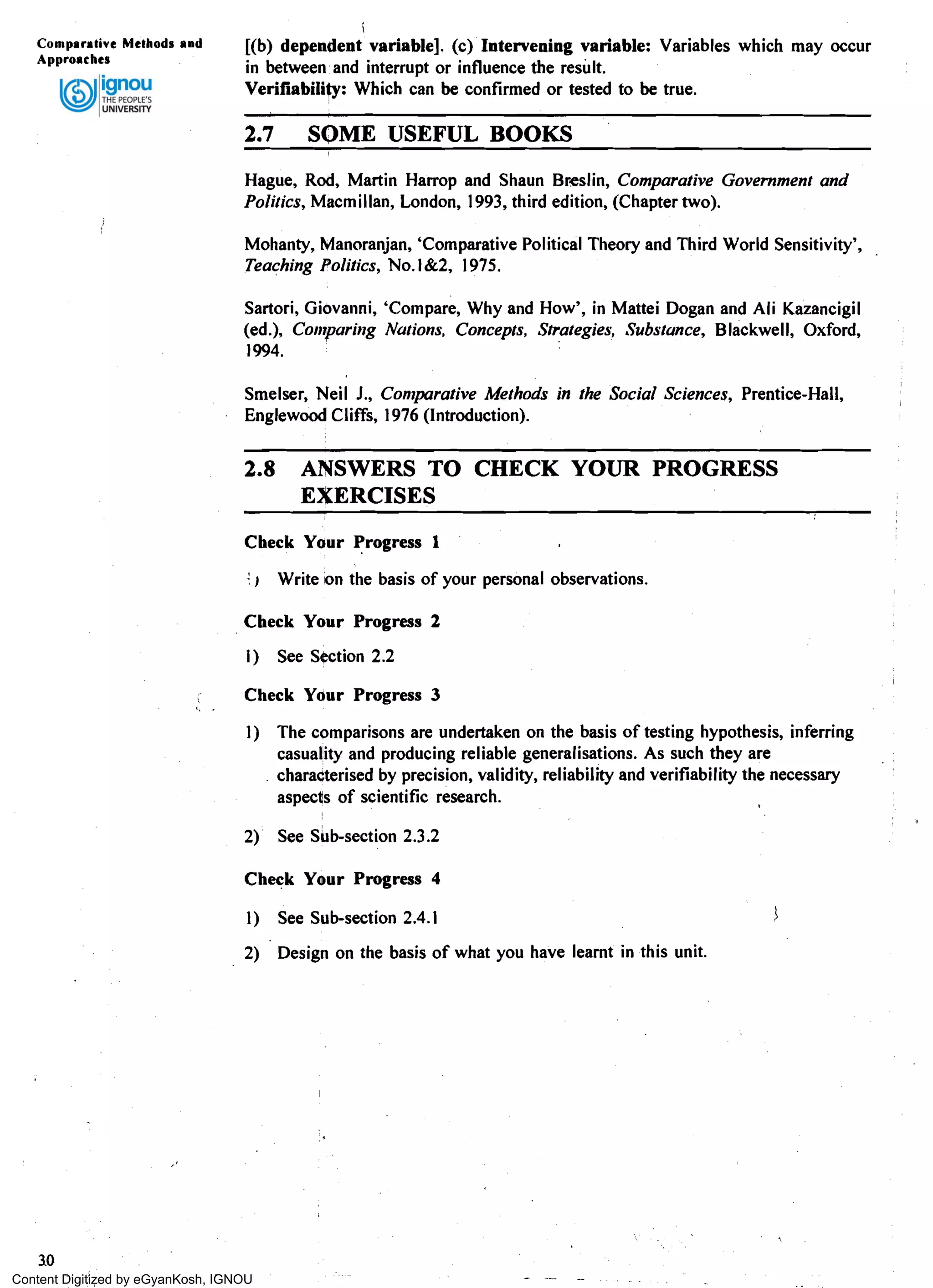 Unit 2 Comparative Methods And Approaches Pdf