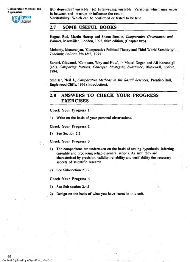 Unit 2 Comparative methods and Approaches | PDF | Science