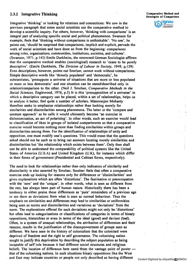 Unit 2 Comparative methods and Approaches | PDF | Science