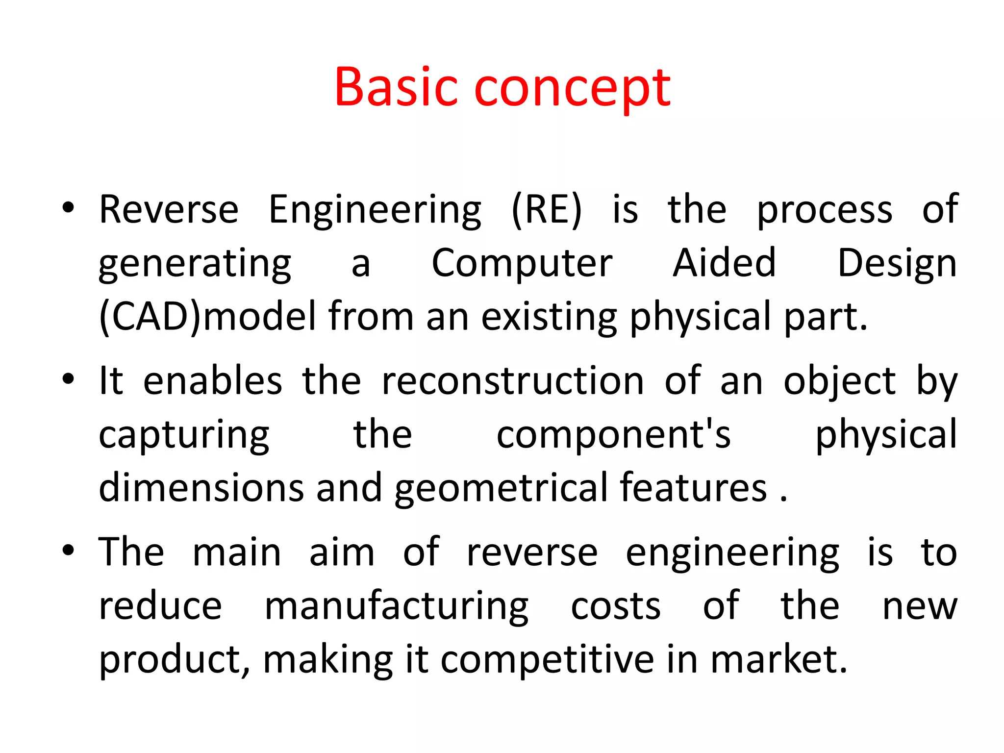 3D PRINTING - REVERSE ENGINEERING | PPTX