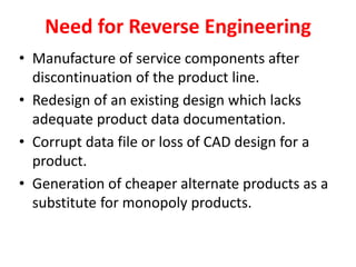 3D PRINTING - REVERSE ENGINEERING | PPTX