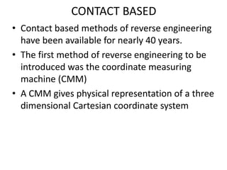 3D PRINTING - REVERSE ENGINEERING | PPTX