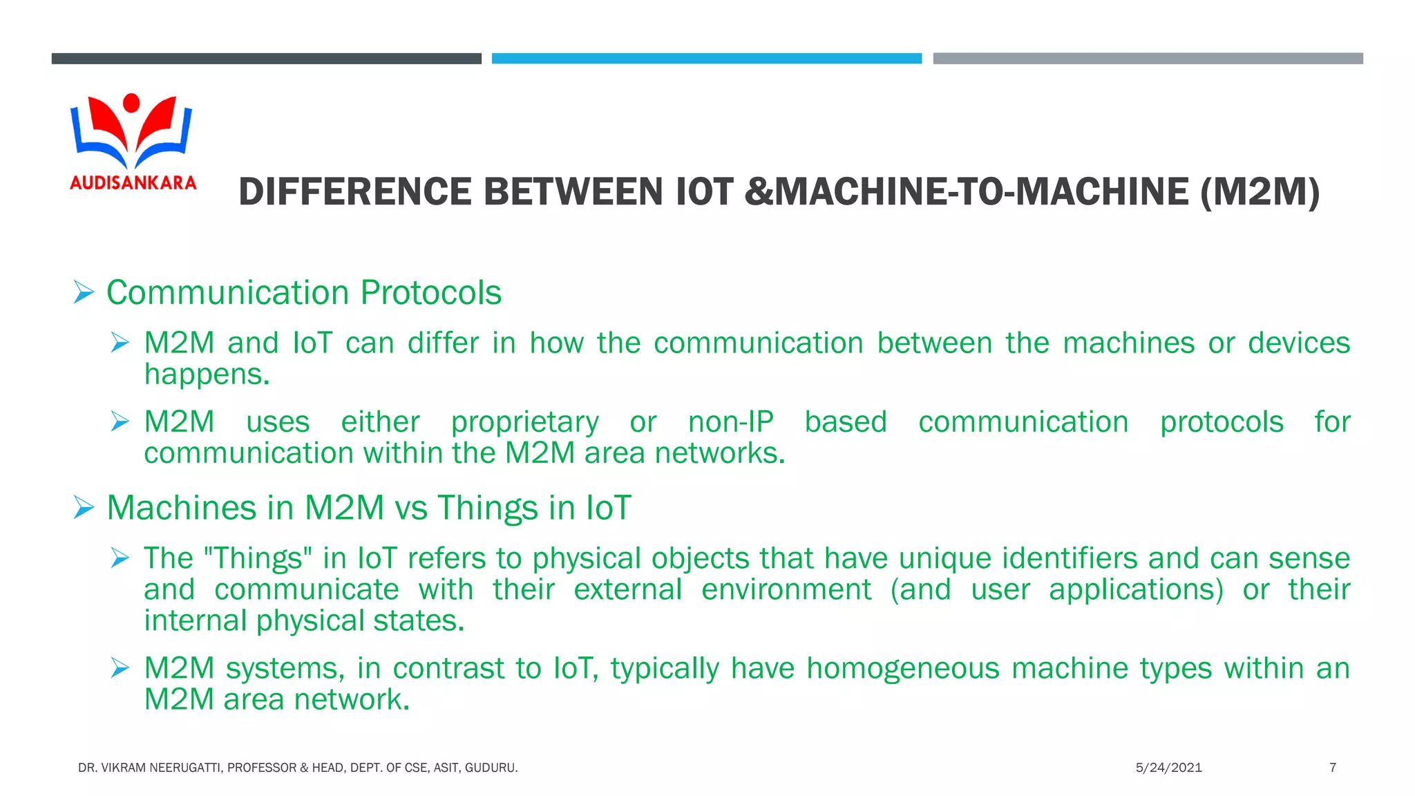 IoT, M2M and IoT System Management | PDF