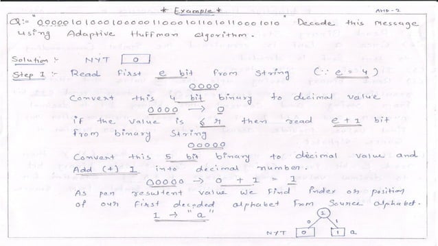 DC - Unit - 2 - Huffman Coding | PPT