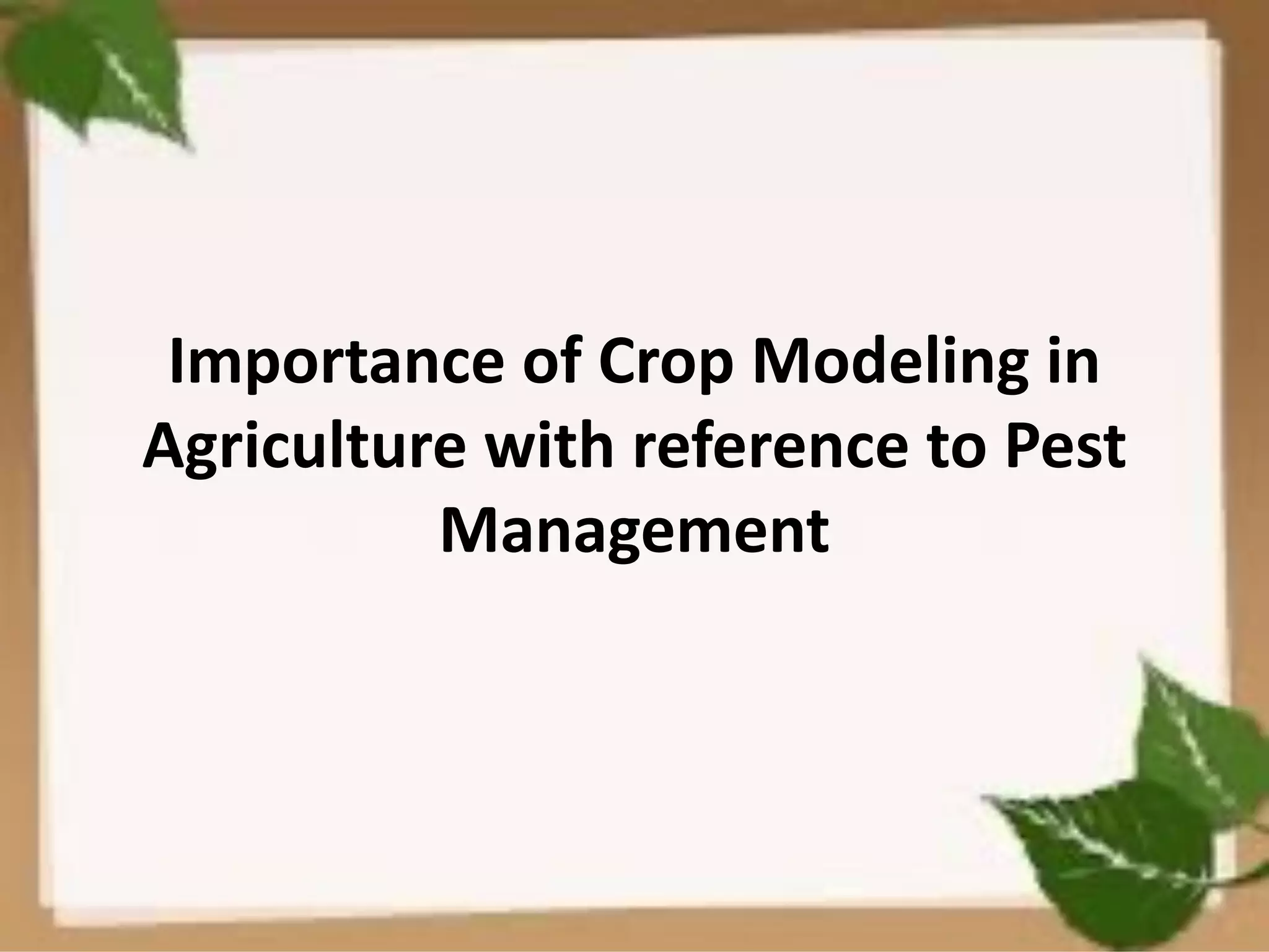 Predator- Prey Models- Lotka Voltera Model, Nicholson- Bailey Model ...