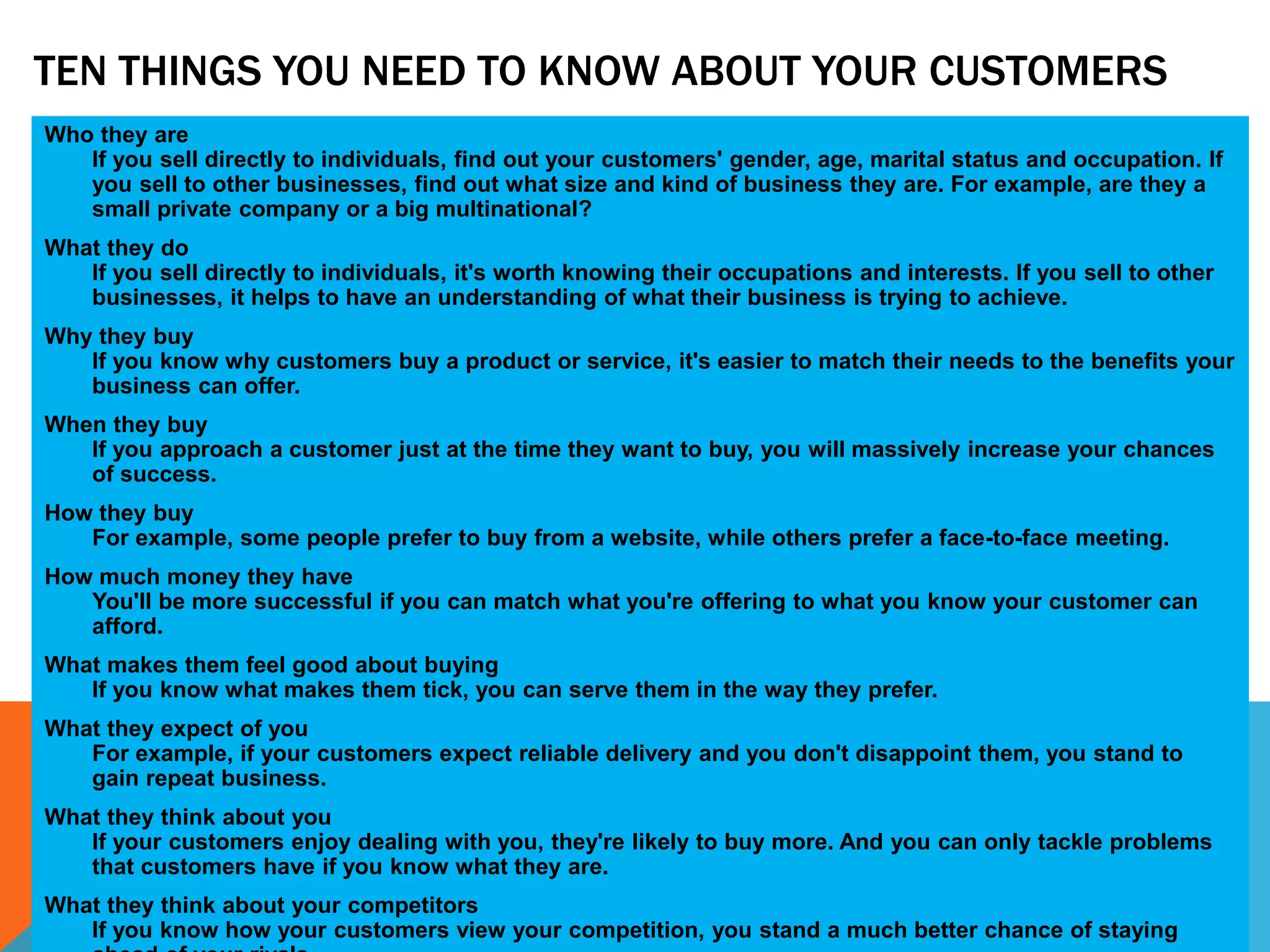 Identifying Consumer Need | PPT