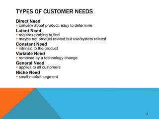 Identifying Consumer Need | PPT