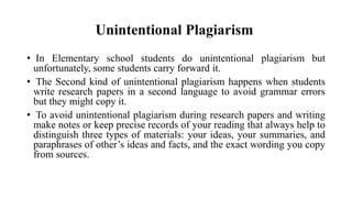Plagiarism and Academic Integrity | PPTX