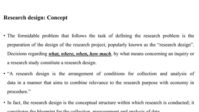 Research Design in Business Research Management | PDF