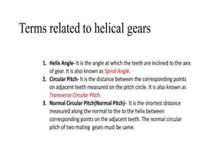 20ME602- DTS-UNIT-II-DESIGN OFSPUR GEAR AND PARALLEL AXIS HELICAL GEAR.ppt