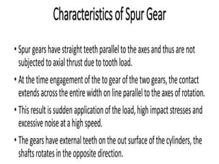 20ME602- DTS-UNIT-II-DESIGN OFSPUR GEAR AND PARALLEL AXIS HELICAL GEAR.ppt