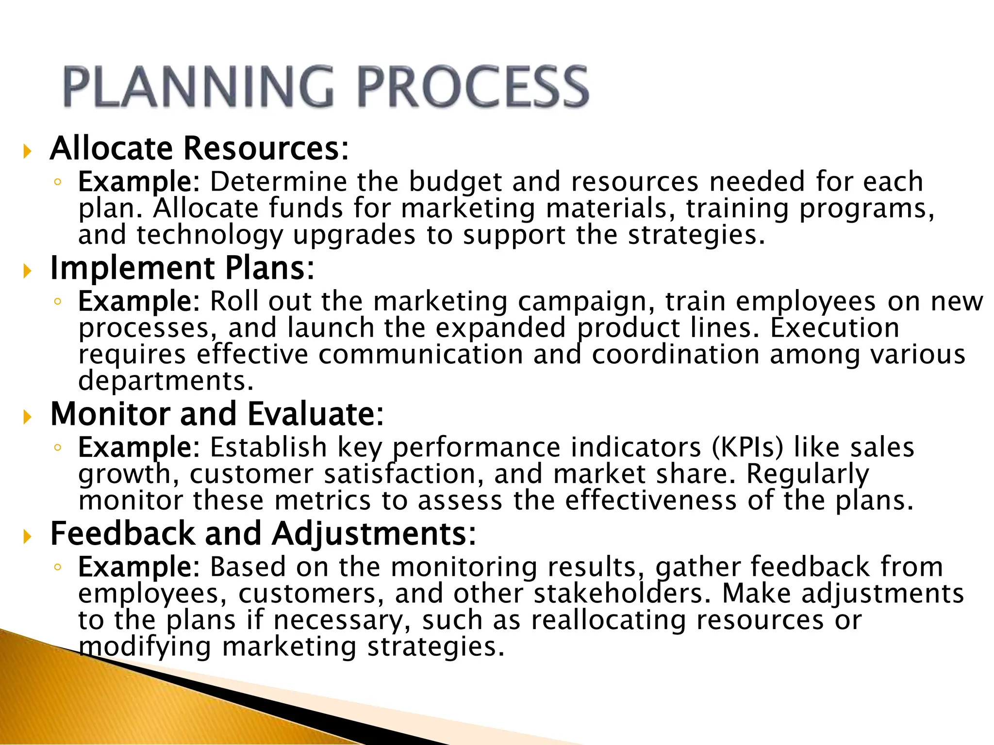 Planning & Concept of Objectives,.Types of Planning,Principles of ...